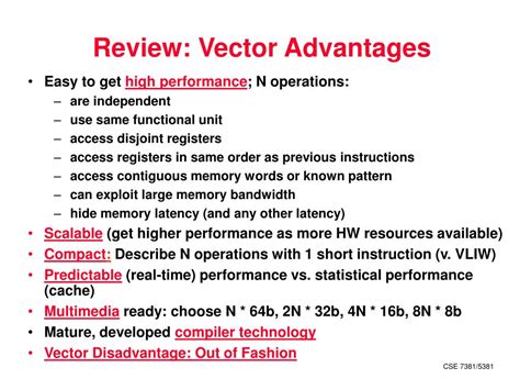 PPT Vector Processing PowerPoint Presentation Free Download ID