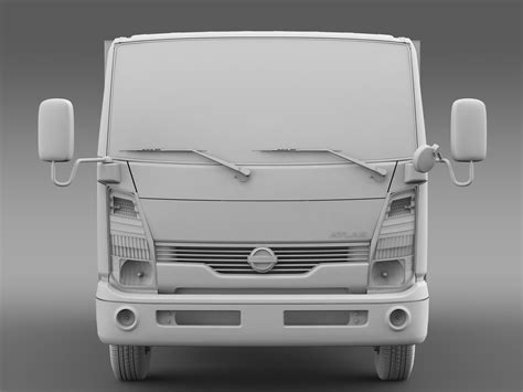 Nissan Atlas Chassi Tipper 2015 3d 모델 129 Obj 3ds C4d Fbx Lwo