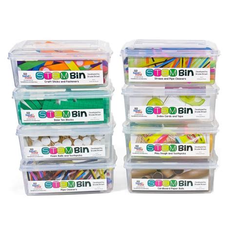 Brooke Brown Stem Bins Hand2mind