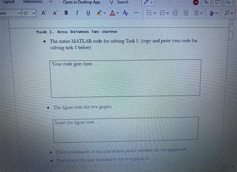 solved task 1 area between two curves consider the graphs