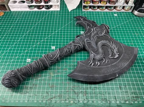 Dragon Axe Dragon Slayer Cosplay Weapon Axe Free 3d Print Model