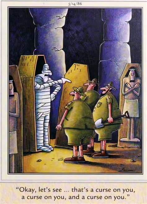 11 Hilarious Far Side Comics Starring Mummies And Egyptologists