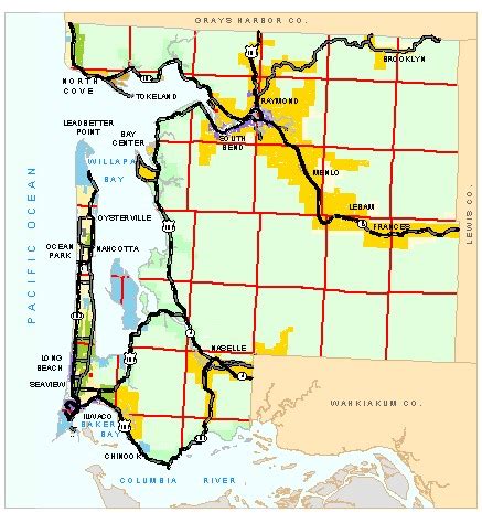 Pacific County Zoning Districts 2017 Atlas