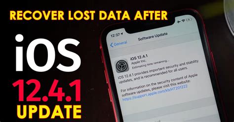 Ways How To Recover Lost Data After IOS Update