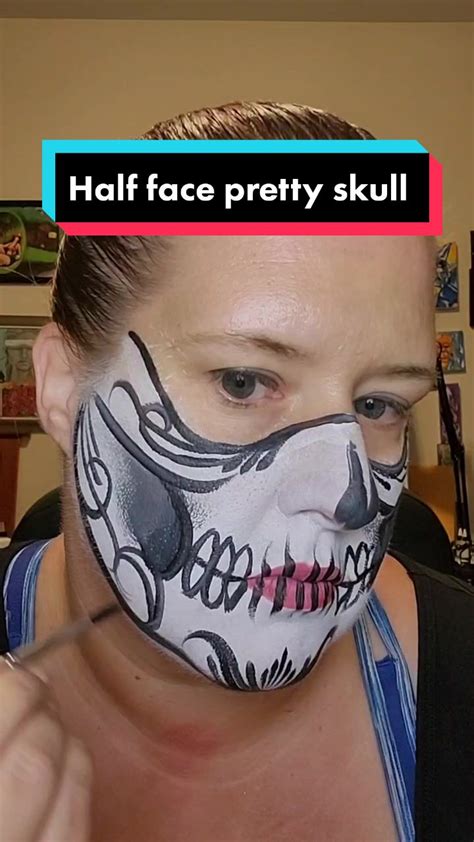 Bottom Half Skull Makeup Skull Makeup For Halloween Jenformed