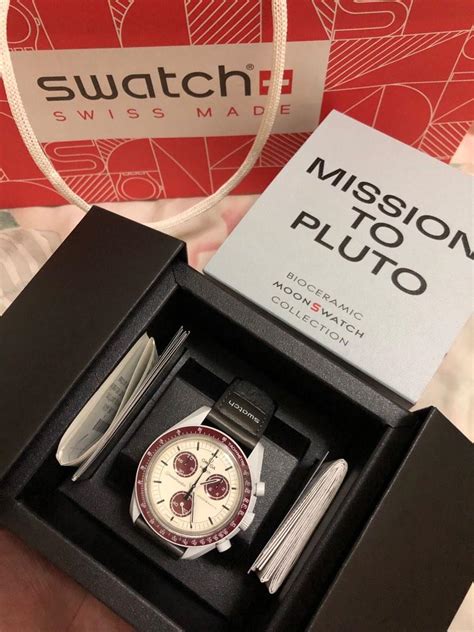 Moonswatch Pluto Luxury Watches On Carousell