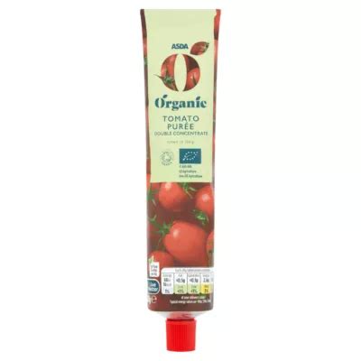 Asda Organic Organic Tomato Purée Double Concentrate 200g Asda Groceries
