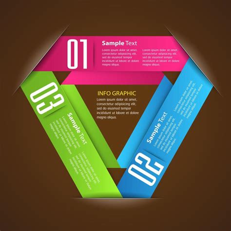 Colorful 3 Step Infographic 9842265 Vector Art At Vecteezy