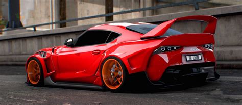 Toyota Supra Mk5 Widebody Gta 5 Mod