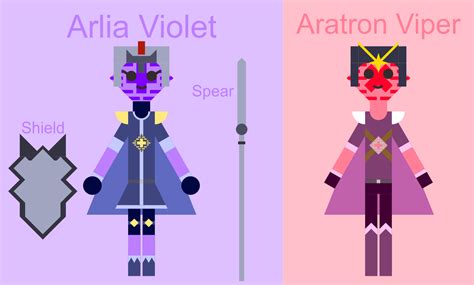 Arlia Violet And Aratron Viper By Jordanli04 On Deviantart