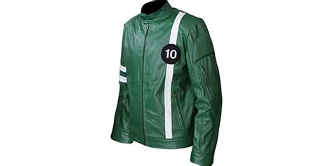 Faux Leather Motorcycle Jacket B10 Green