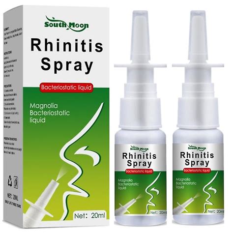 2pcs Rhinitis Nasal Spray Natural Fast Relief Nasal Spray Sneezing Sinusitis Snoring Treatment