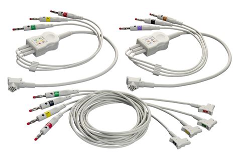 Philips Tc Series Set Of 10 Ecg Leads With 4mm Banana Plug Ends Walters Medical