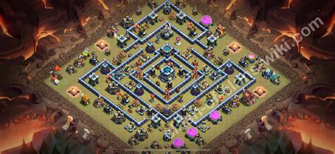 Best Anti 2 Stars War Base Th13 With Link Legend League Town Hall Level 13 Cwl Base Copy 186