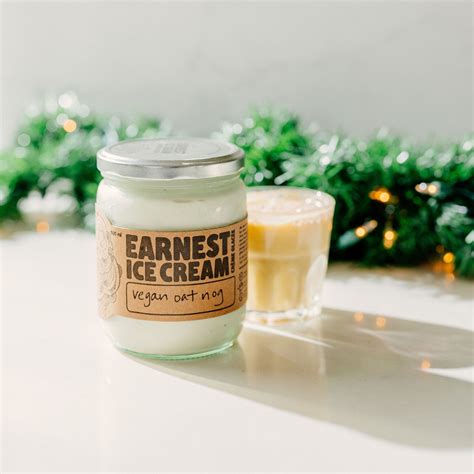 Vegan Oat Nog Earnest Ice Cream