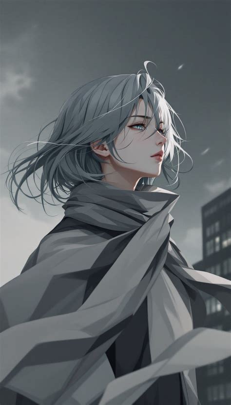 Free Gray Anime Elegance Image Anime Manga Illustration Download