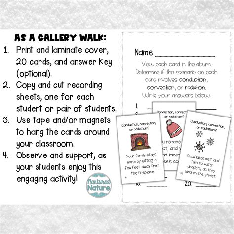 Conduction Convection Radiation Winter Science Activity Digital