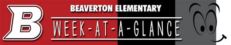 Week Of May 8th Beaverton Elementary School