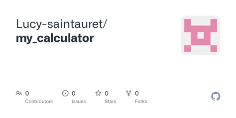 Github Lucy Saintauretmycalculator