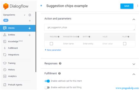 Dialogflow Tutorial Create Fulfillment Webhook Using Python Django