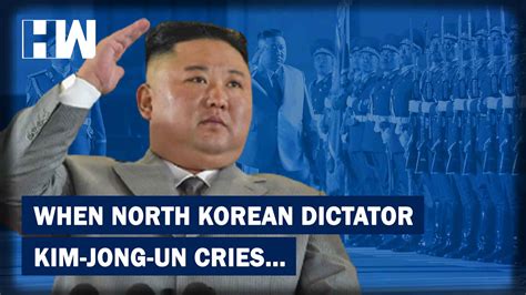 North Korean Dictator Kim Jong Un Gets Emotional Apologizes To Public