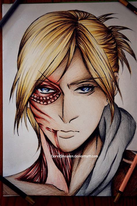 Attack On Titan Annie Titan Form Drawing Attack On Titan Annie Titan Form Drawing