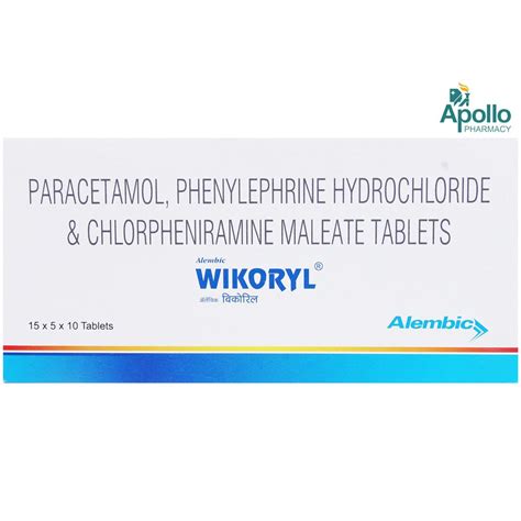 Wikoryl Tablet Uses Side Effects Price Apollo Pharmacy