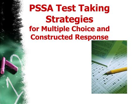 Ppt Pssa Test Taking Strategies For Multiple Choice And Constructed Response Powerpoint