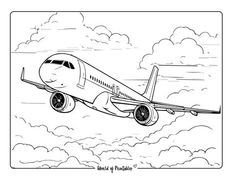 40 Airplane Coloring Pages Free Printable Sheets Artofit