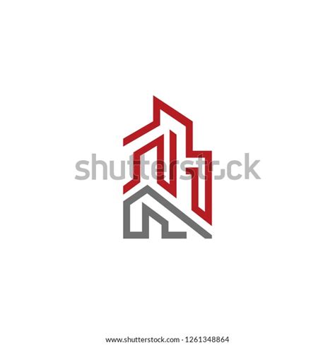 Vektor Stok Constrcution Logo Design City Logo Architectre Tanpa