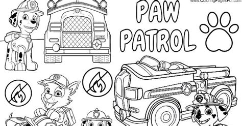 Paw Patrol Vehicles Coloring Pages 2025