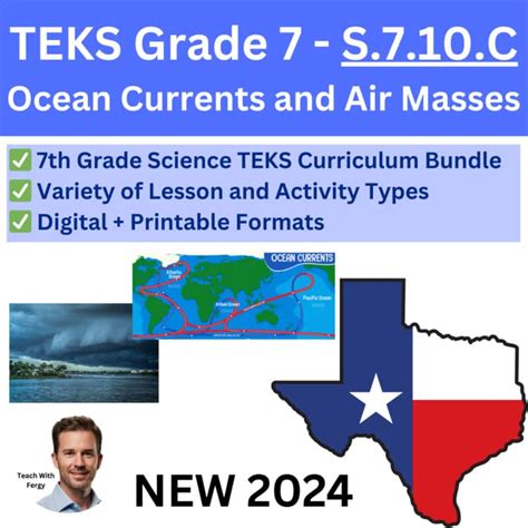 S 7 10 C Ocean Currents And Air Masses Teks Science 7th Grade