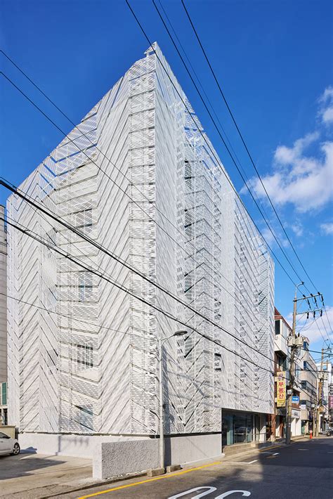 Perforated Metal Panels Reframe Buildings Exterior Into Responsive