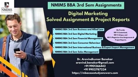 Nmims Apr 2025 Customized Mba Assignments At ₹ 500 Page In Ranebennur