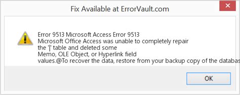 how to fix error 9513 microsoft access error 9513 microsoft office