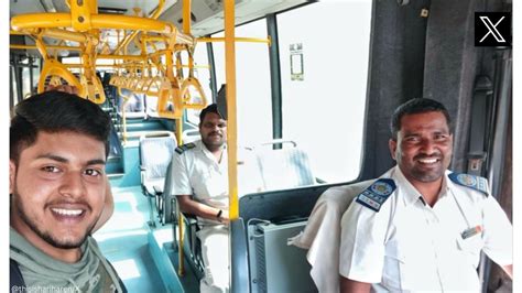 ‘punctual Bmtc Bus Travels With Only 1 Passenger From Bengaluru Airport Man Shares Pic