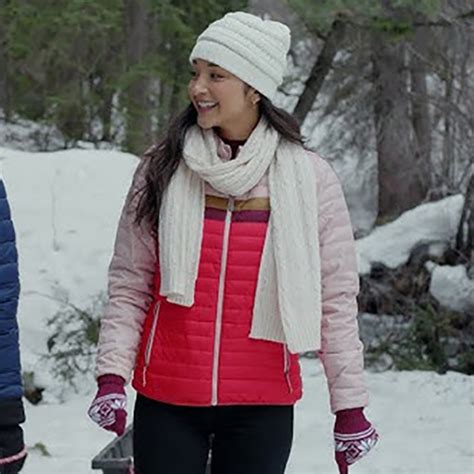 Ash Tsai Journey To Christmas Film Cali Caldwell Puffer Jacket