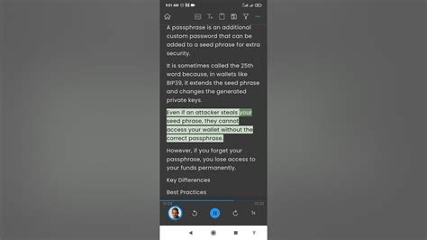 Passphrase And Seedphrase Meaning And Use Youtube