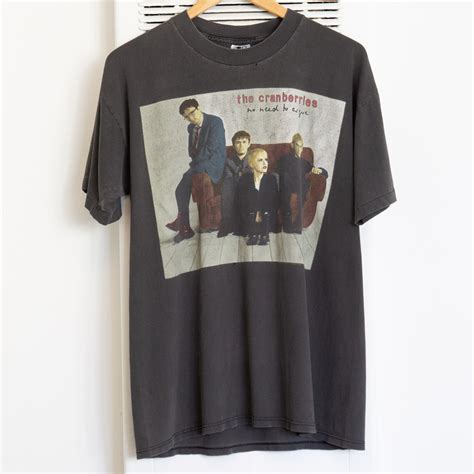 Vintage Cranberries No Need To Argue Tour T Shirt Black Shirts World