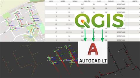Export Qgis Project To Autocad Lt With Attribute Table Data Youtube