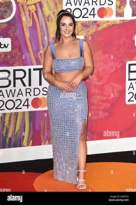Editorial Use Only Tatum Mcgreal Attends The Brit Awards 2024 At