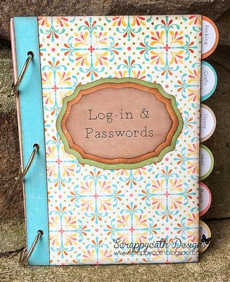 Hybrid Password Organizer Notebook