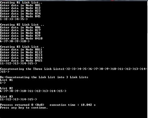 Split How Can I De Concatenate A Linked List Into 3 Separate Link