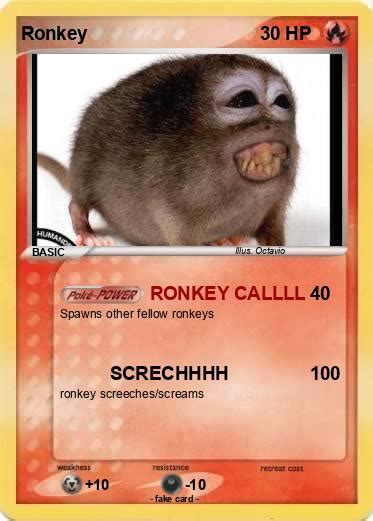 Pokémon Ronkey 1 1 Ronkey Callll My Pokemon Card