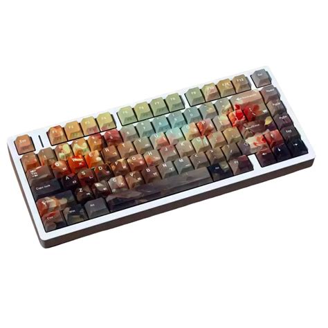 Keycaps Azerty Rose Fleur Customtonclavier Fr