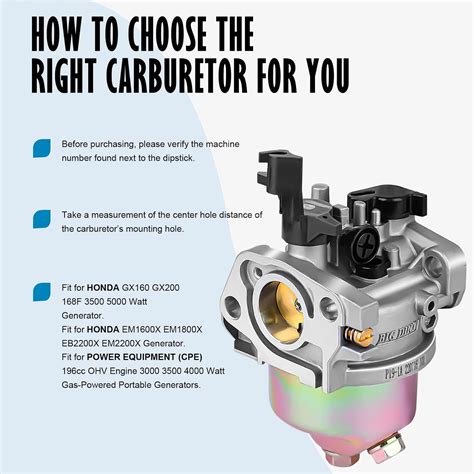 Buy Sofo Gx160 Carburetor For Champion Generator Carburetor Kit For 3500 4000w Gas Champion