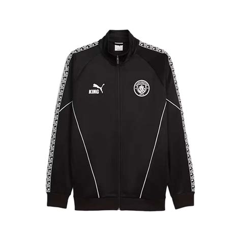 Manchester City Fc King Anthem Jacket Puma Black Gazelle Sports