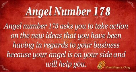 Angel Number 178 Meaning Do Not Procrastinate Sunsignsorg