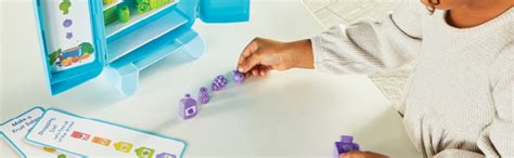 Learning Resources Sorting Snacks Mini Fridge Play Food