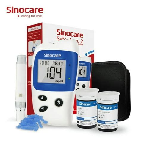 Glucometer Kit With Strips And Lancets
